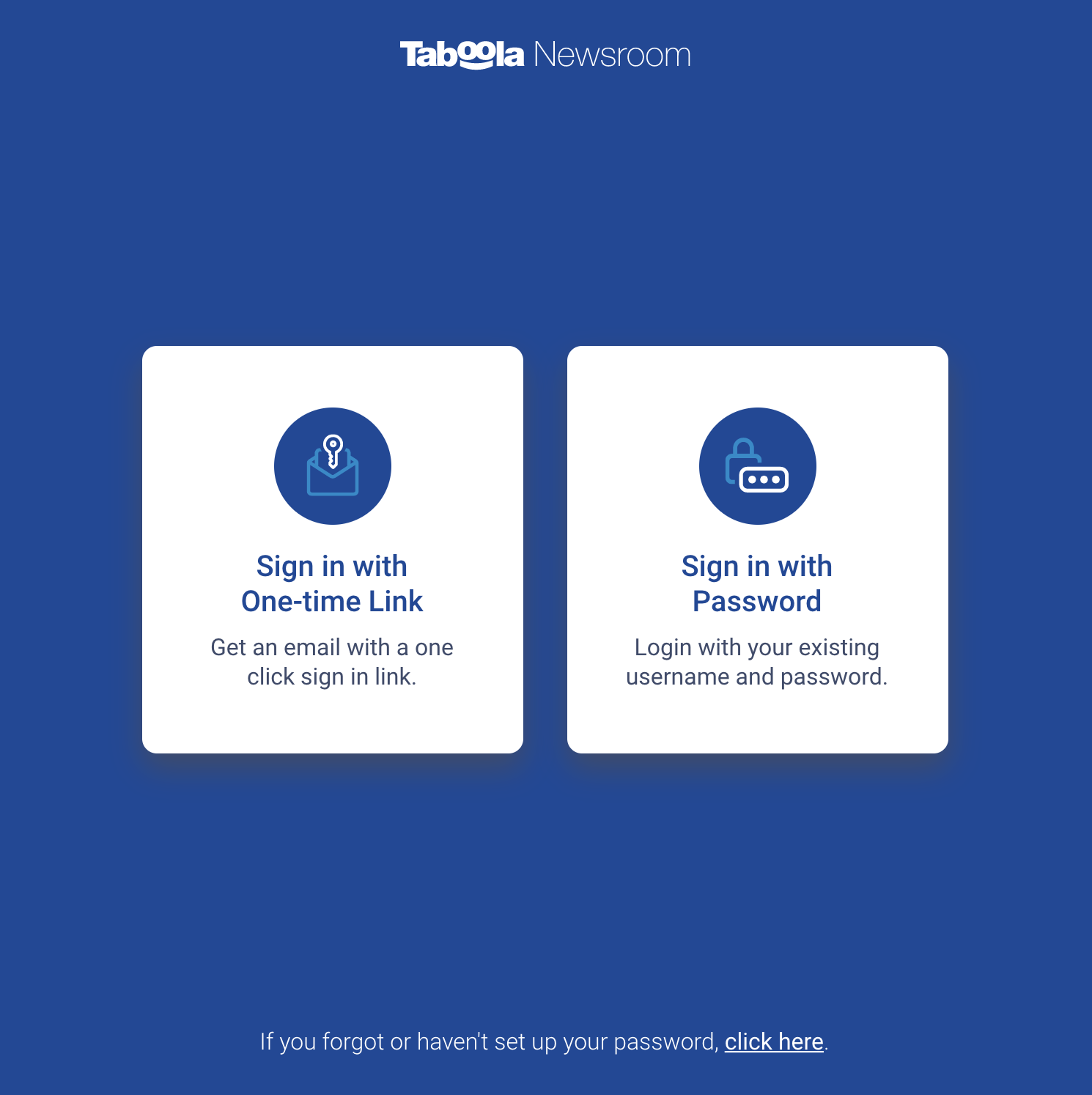 How to Log in - Newsroom help