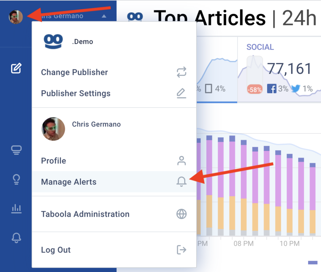 Setting Up Alert Notifications - Newsroom help