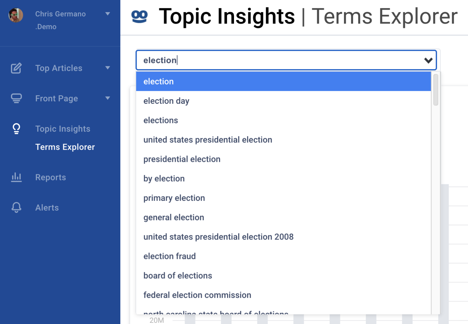 Topic Insights Dashboard - Newsroom help